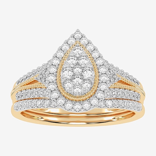 Click here for Womens 1/2 CT. T.W. Natural White Diamond 10K Gold... prices