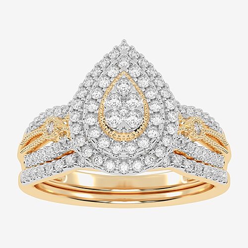 Click here for Womens 1/2 CT. T.W. Natural White Diamond 10K Gold... prices