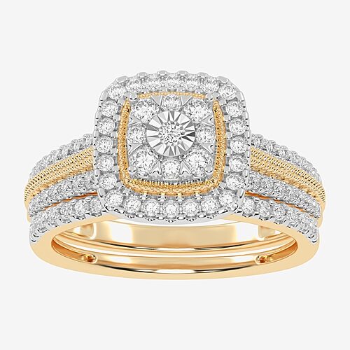 Click here for Womens 1/2 CT. T.W. Natural White Diamond 10K Gold... prices