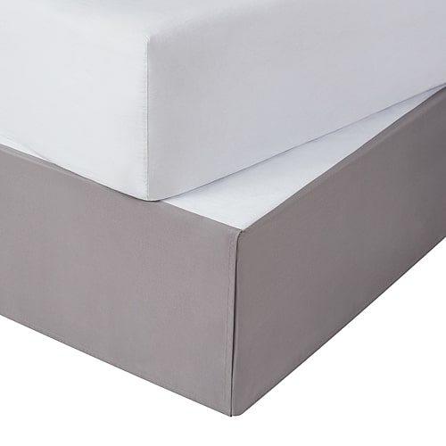Click here for Serta 14 Inch Drop Bed Skirt  One Size  Gray prices