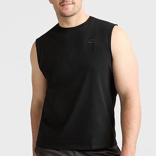 Click here for Champion Mens Crew Neck Sleeveless Big and Tall Mu... prices