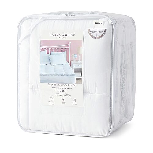 Click here for Laura Ashley Down Alternative Mattress Pad With Pr... prices