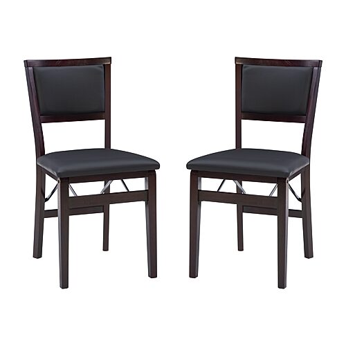 Click here for Kiera Folding Chair - Set of 2  One Size  Black prices