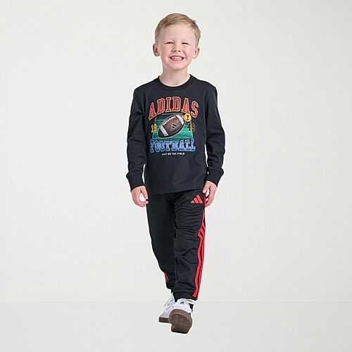 Click here for adidas Little Boys Cuffed Regular Fit Jogger Pant... prices