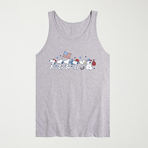 Click here for Novelty Mens Scoop Neck Sleeveless Peanuts Snoopy... prices
