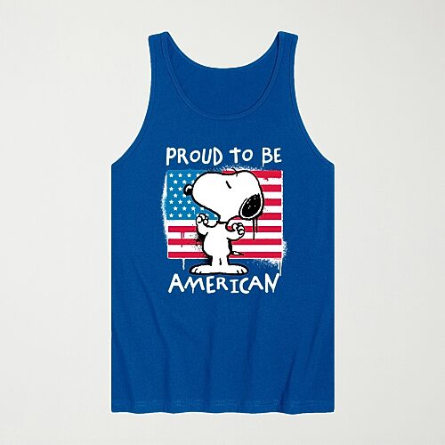 Click here for Novelty Mens Crew Neck Sleeveless Peanuts Snoopy T... prices