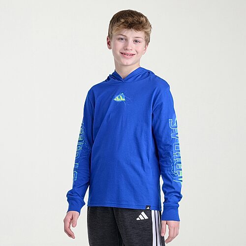 Click here for adidas Big Kid Boys Hooded Long Sleeve Regular Fit... prices