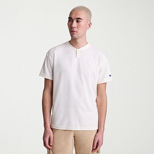 Click here for Champion Mens Short Sleeve Regular Fit Henley Shir... prices