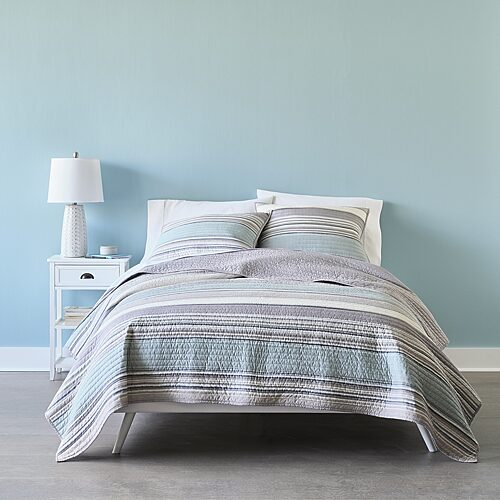 Click here for Home Expressions Reagan 3-pc. Stripes Quilt Set  O... prices