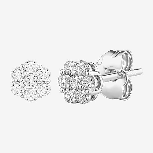 Click here for Diamond Blossom 1/4 CT. T.W. Lab Grown White Diamo... prices