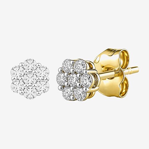 Click here for Diamond Blossom 1/4 CT. T.W. Lab Grown White Diamo... prices