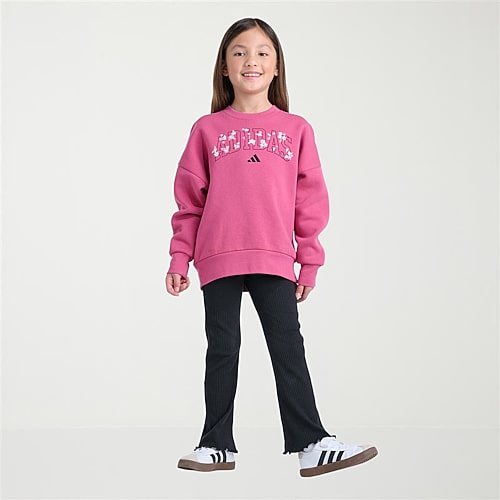 Click here for adidas Girls 2T-6X Long-Sleeve Sweatshirt and Pant... prices