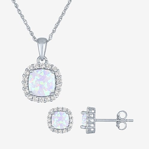 Click here for Gemstone Pure Silver Over Brass 2-pc. Jewelry Set... prices