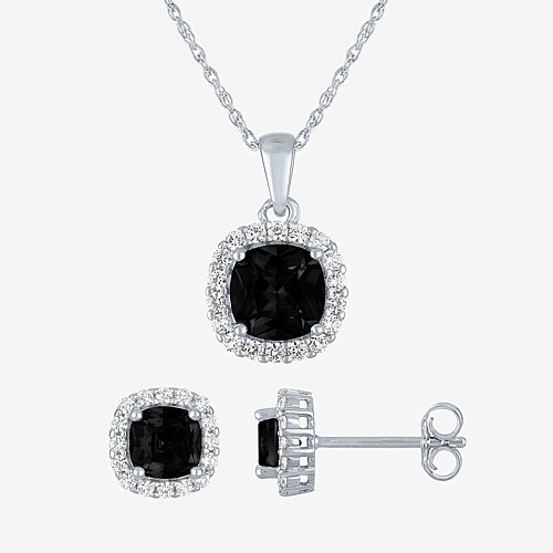 Click here for Gemstone Pure Silver Over Brass 2-pc. Jewelry Set... prices