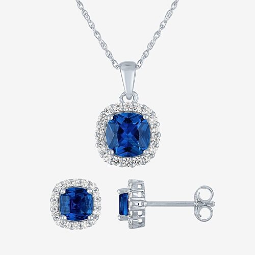 Click here for Gemstone Pure Silver Over Brass 2-pc. Jewelry Set... prices