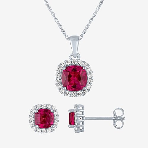 Click here for Gemstone Pure Silver Over Brass 2-pc. Jewelry Set... prices