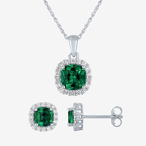 Click here for Gemstone Pure Silver Over Brass 2-pc. Jewelry Set... prices