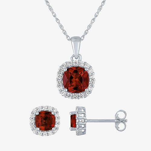 Click here for Gemstone Pure Silver Over Brass 2-pc. Jewelry Set... prices