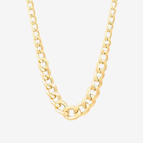 Click here for Made in Italy Womens 10K Gold 18 Inch Curb Chain N... prices