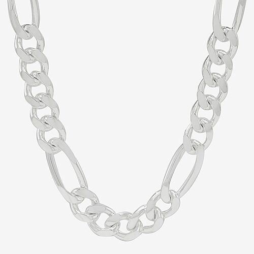 Click here for Made in Italy Mens Sterling Silver 20 Inch Figaro... prices