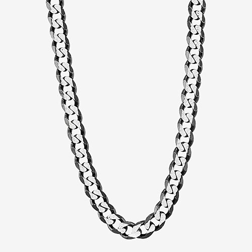 Click here for Made in Italy Womens Sterling Silver 20 Inch Curb... prices