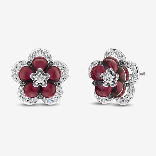 Click here for Enchanted Disney Fine Jewelry 1/5 CT. Genuine Red... prices