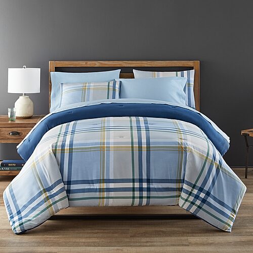 Click here for Home Expressions Callum Plaid Complete Bedding Set... prices
