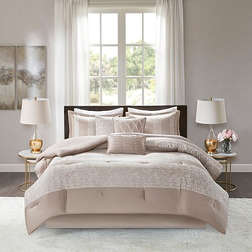 Click here for Madison Park Ava Jacquard Chenille 7 Pc. Comforter... prices