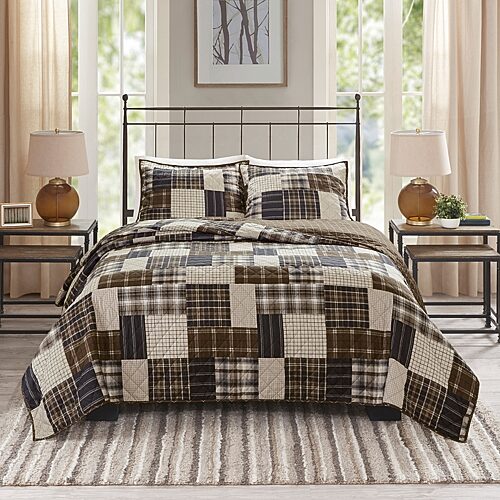 Click here for Madison Park Timber Reversible 3-Pc. Quilt Set  Ki... prices