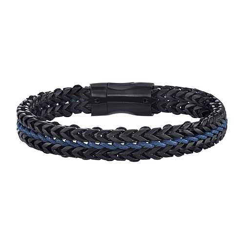 Click here for Mens Stainless Steel 8 1/2 Inch Link Bracelet  One... prices