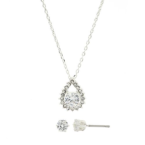 Click here for Sparkle Allure Womens 1 7/8 CT. T.W. Pure Silver O... prices