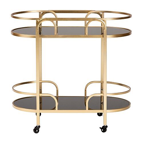 Click here for Leighton Metal-Top Serving Cart  One Size  Yellow prices