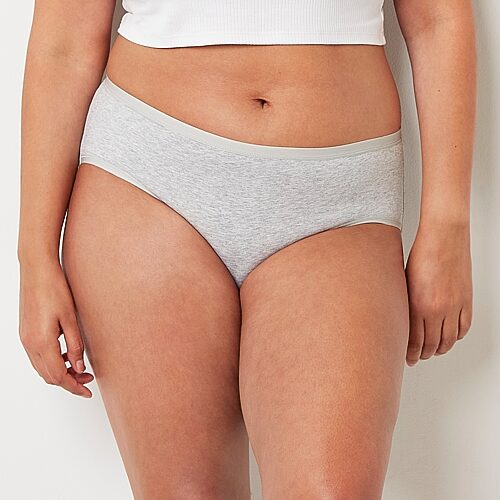 Click here for Ambrielle Cotton Hipster Panty  Medium  Gray prices