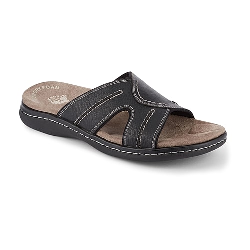 Click here for Dockers Mens Sunland Slide Sandals  11 Medium  Bla... prices