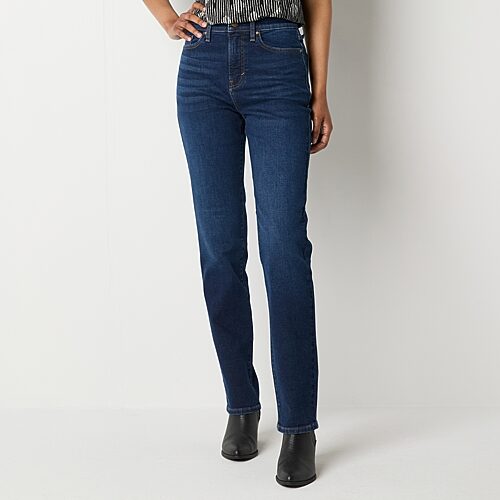 Click here for a.n.a Womens High Rise Straight Leg Jean  18 Petit... prices