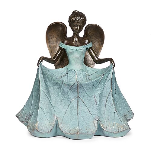Click here for Roman 13.25in Angel Bird Bath  One Size  Gray prices