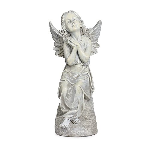 Click here for Roman 16in Sitting Angel Statue  One Size  Gray prices