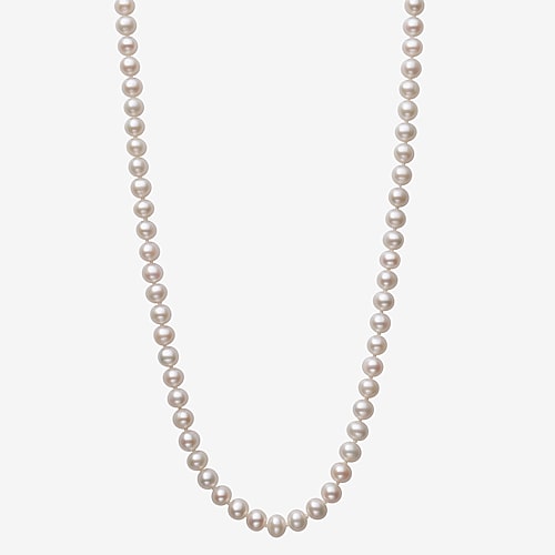 Click here for Cultured Freshwater Pearl 18 Inch Strand Necklace... prices