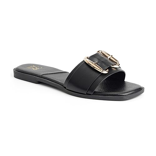 Click here for New York & Company Womens Wenda Slides Sandals - B... prices