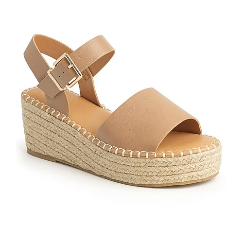 Click here for New York & Company Womens Elandra Ankle Strap Plat... prices