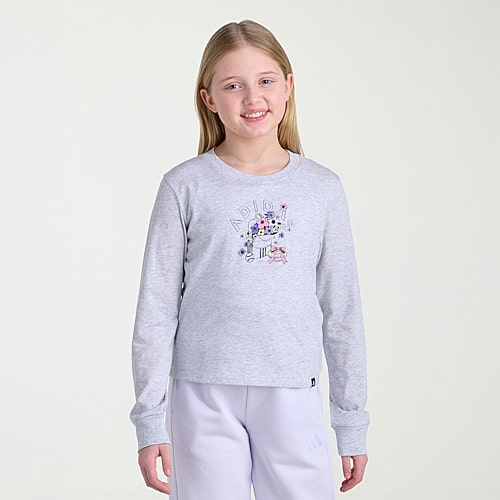 Click here for adidas Girls 8-16 Long-Sleeve T-Shirt - Light Gray... prices