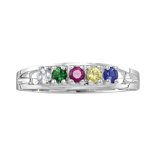 Click here for Personalized Sterling Silver Simulated Birthstone... prices