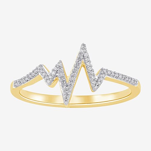 Click here for Heartbeat Womens 1/10 CT. T.W. Natural White Diamo... prices