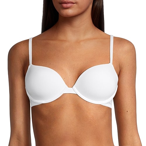 Click here for Arizona Body Cotton Demi Bra  D  White prices