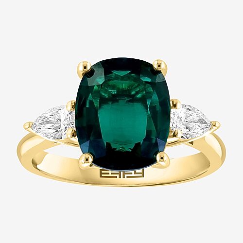 Click here for Effy Final Call Womens Lab Created Green Emerald &... prices