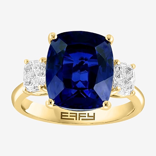 Click here for Effy Final Call Womens Lab Created Blue Sapphire &... prices