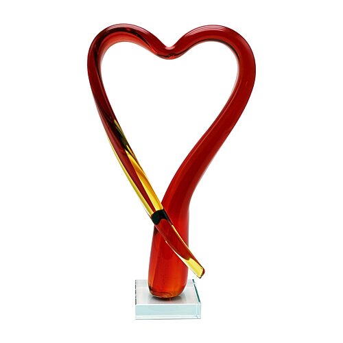 Click here for Dale Tiffany Opus Art Glass Heart Birthday Figurin... prices