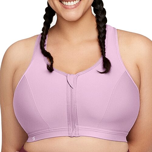 Click here for Glamorise Zip Up Front Closure Sports Bra -9266  B... prices
