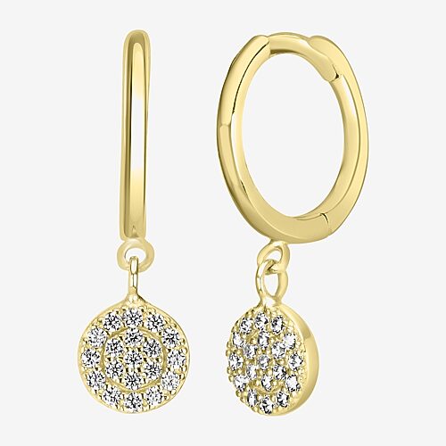 Click here for Silver Treasures Delicates Charm Drop Womens Cubic... prices