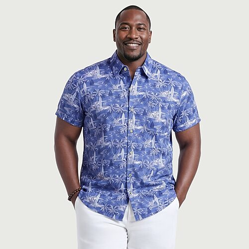 Click here for IZOD Dockside Chambray Mens Short Sleeve Classic F... prices